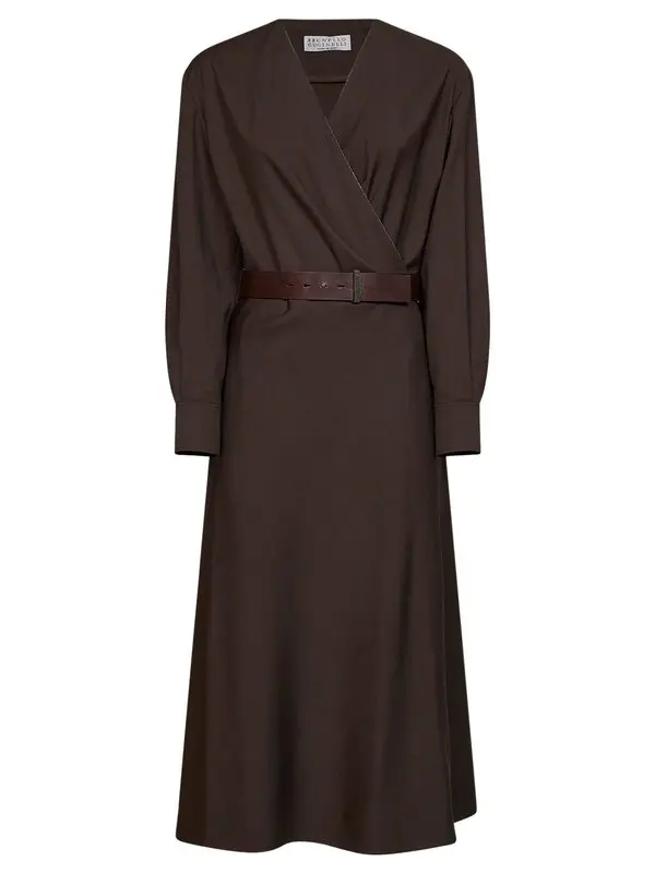 Brunello Cucinelli Midi Dress - Multicolor