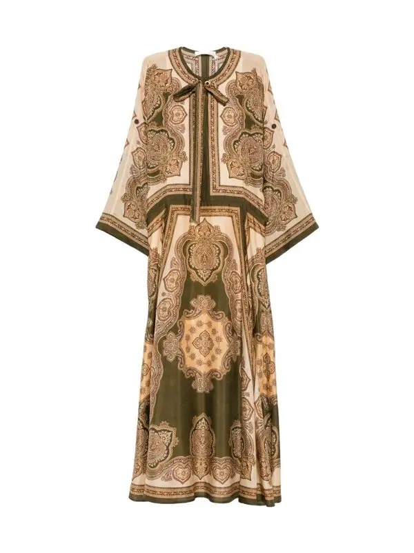 Zimmermann Mahon Silk Tunic Dress - Multicolor