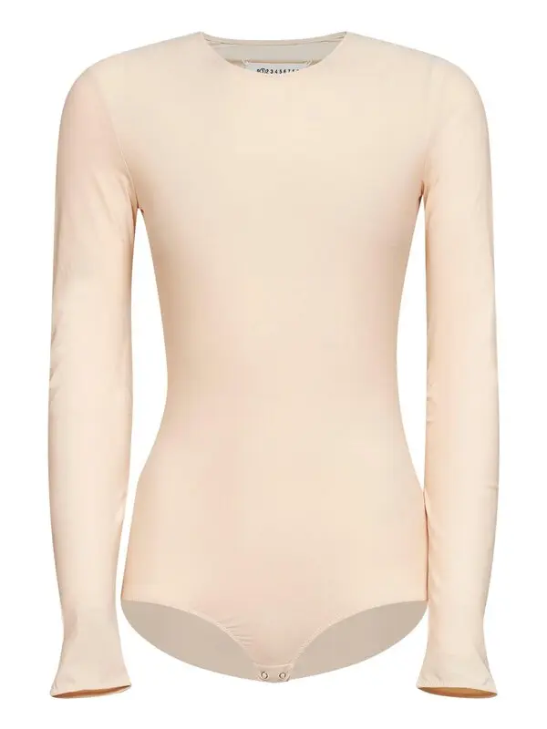 MAISON MARGIELA Technical Jersey Bodysuit - Multicolor
