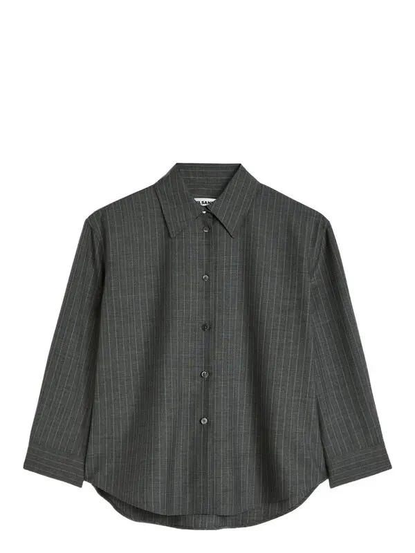 JIL SANDER Wool Shirt - Multicolor