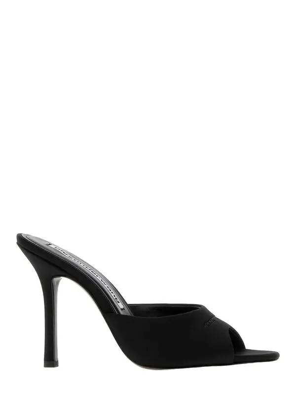 Alexander Wang Fabric Mules With Stiletto Heel - Black