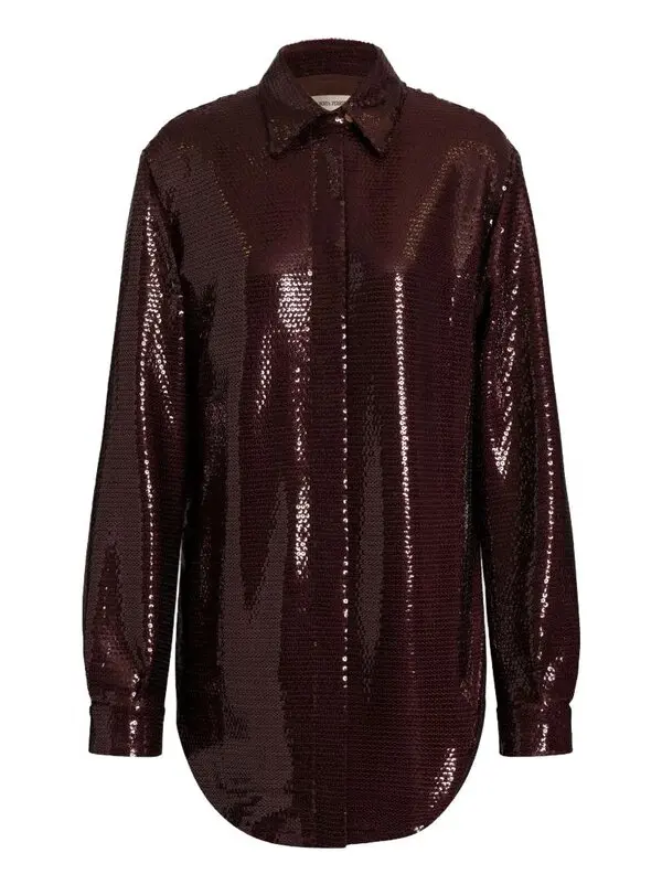 Alberta Ferretti Sequined Shirt - Multicolor