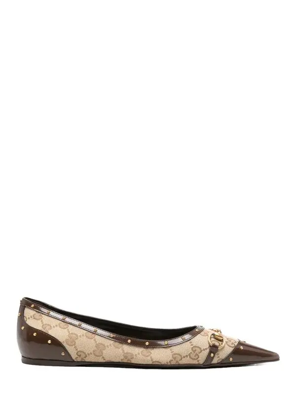 Gucci Savoy Ballet Flats With Horsebit Detail - Multicolor