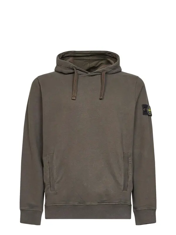 Stone Island Stretch Organic Cotton Hoodie - Multicolor
