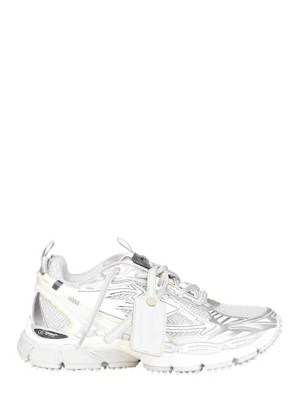 Off-White Grey And Silver "be Right Back" Sneakers - Multicolor