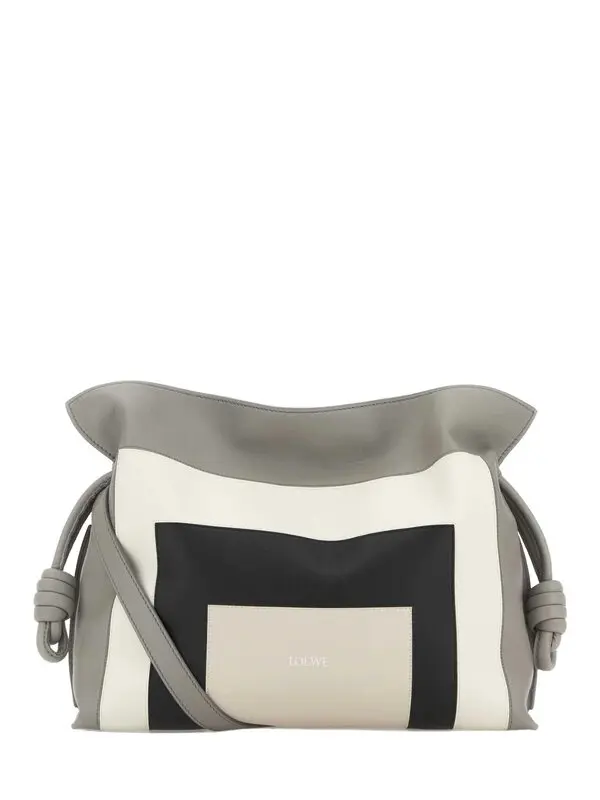 Loewe Nappa Leather X Josef And Anni Albers Medium Flamenco Clutch - Multicolor
