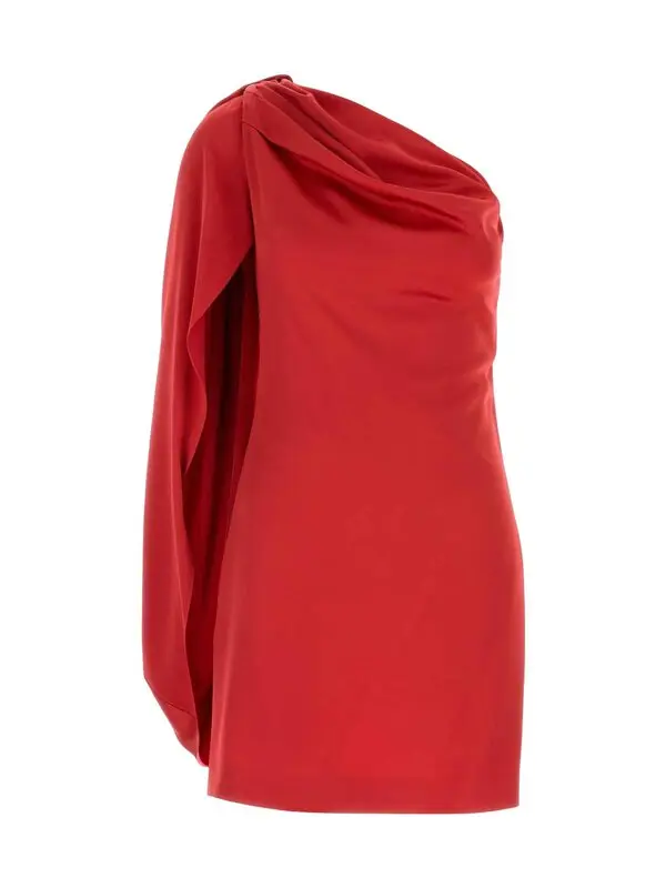 Stella McCartney One-shoulder Mini Dress - Red