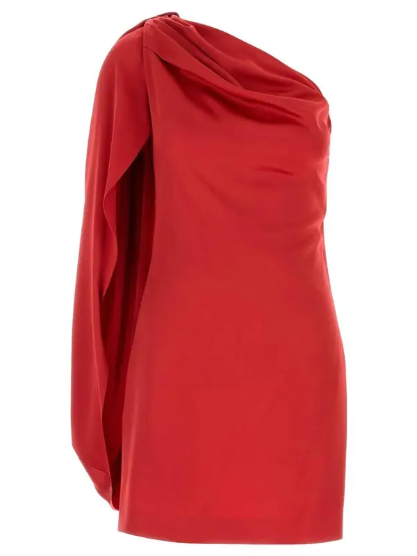 Stella McCartney One-shoulder Mini Dress - Red
