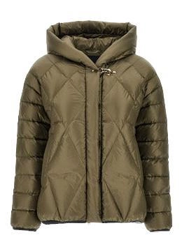 FAY Quilted Down Jacket With Toggle Closure - Multicolor