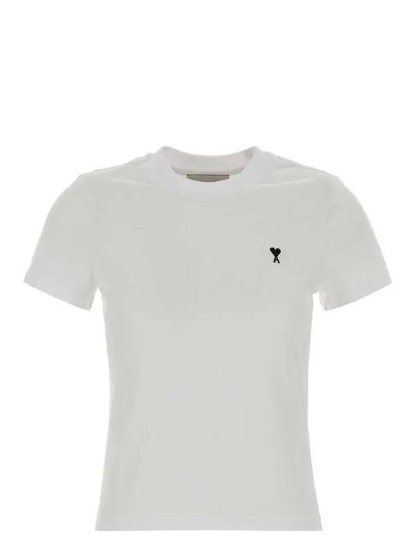AMI Paris Cotton T-shirt - White