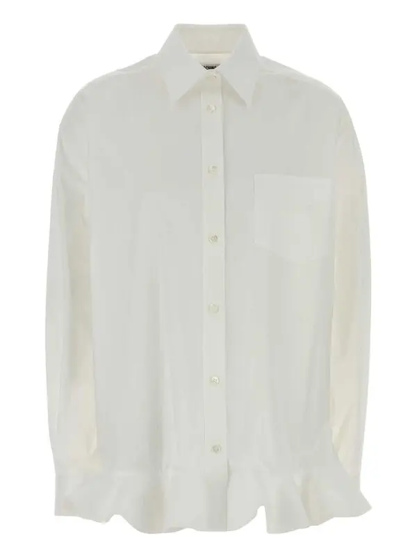 Moschino Stretch Poplin Shirt - White