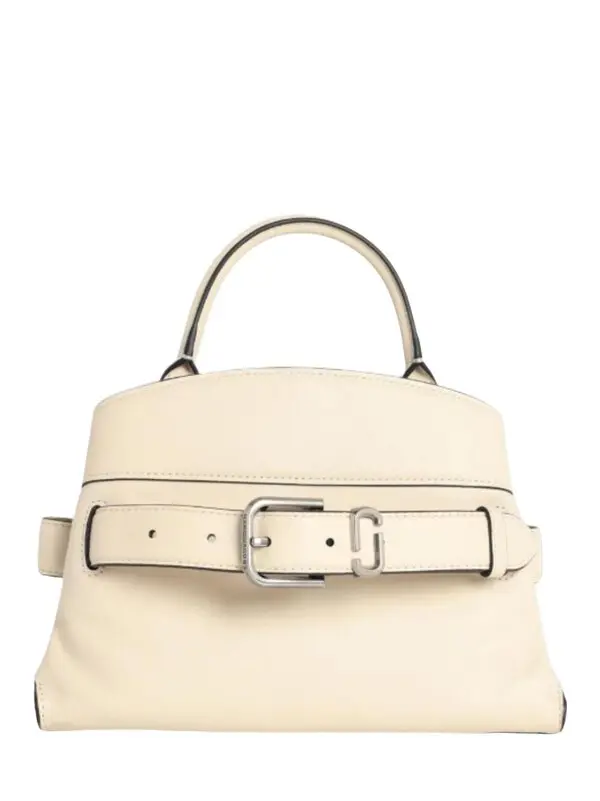 Marc Jacobs Small Tote Bag In Leather - White