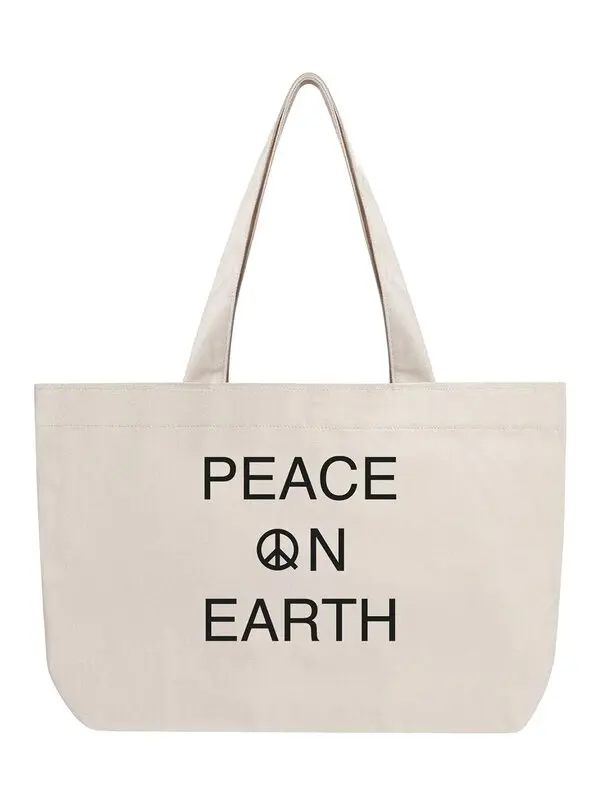 MUSEUM OF PEACE & QUIET Earth Tote Bag - Cream