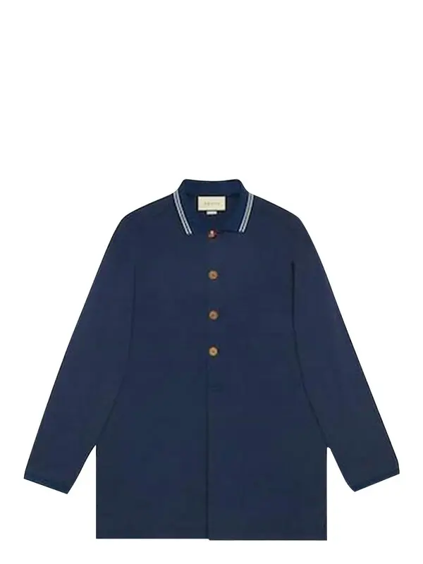 Gucci Long-sleeve Polo - Blue
