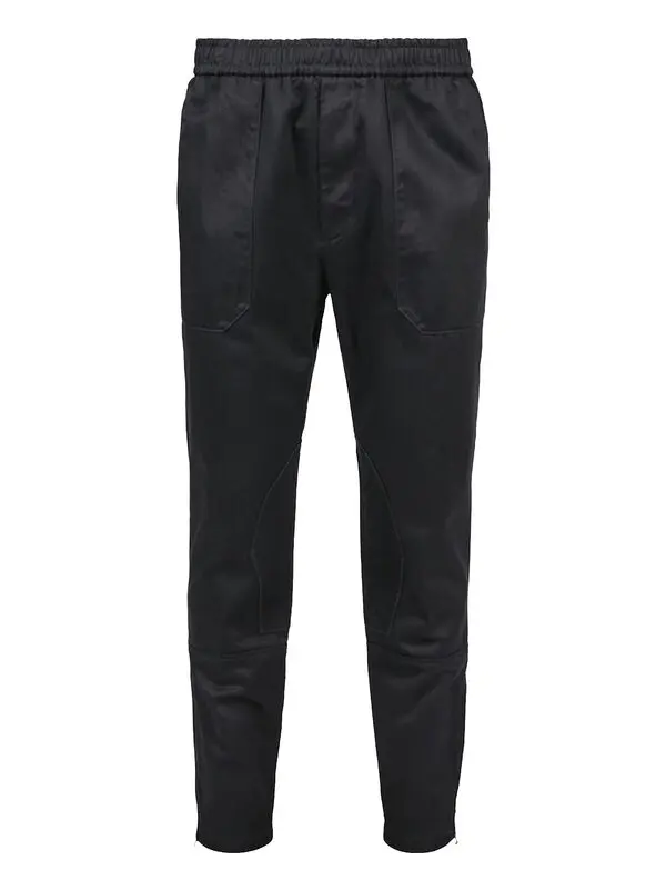 Gucci Embroidered Logo Pants - Blue