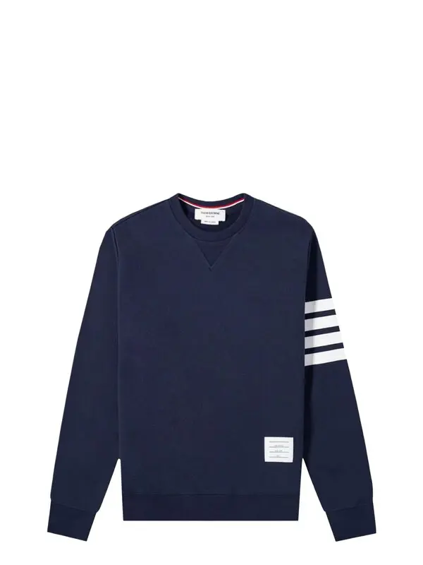 Thom Browne Four Bar Classic Sweatshirt - Blue