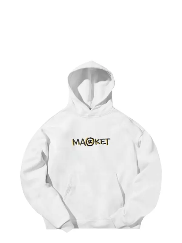 MARKET Smiley Doodle Hoodie - White