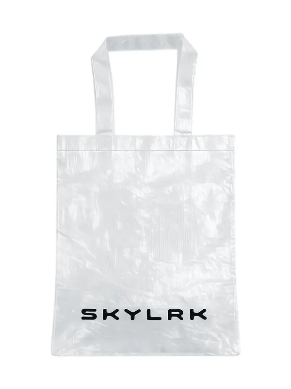 SKYLRK Coachella Shopping Bag - White