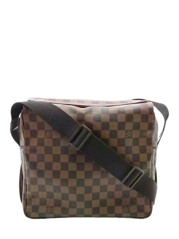 LOUIS VUITTON Damier Ebène Naviglio Crossbody Bag - Brown