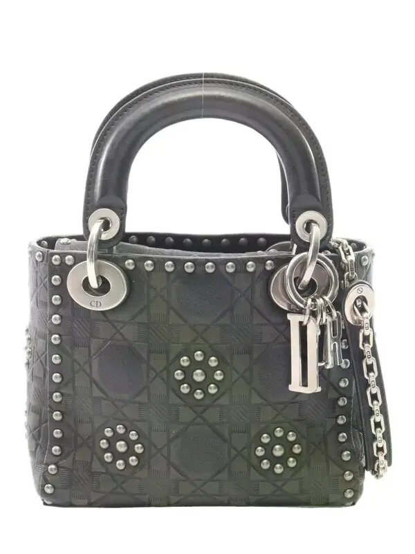 Dior 2000s Studded Tote Bag - Black
