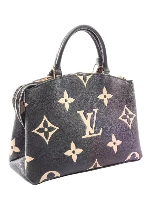 LOUIS VUITTON Monogram Empreinte Petit Palais Tote Bag - Black
