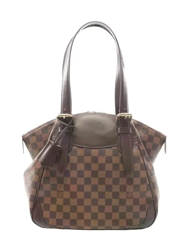 LOUIS VUITTON Damier Ebene Verona Shoulder Bag - Brown