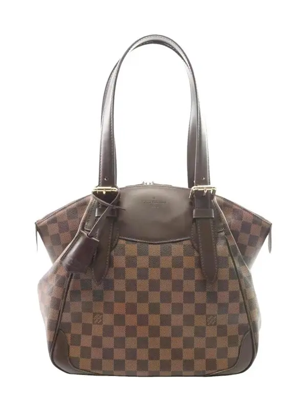 LOUIS VUITTON Damier Ebene Verona Shoulder Bag - Brown