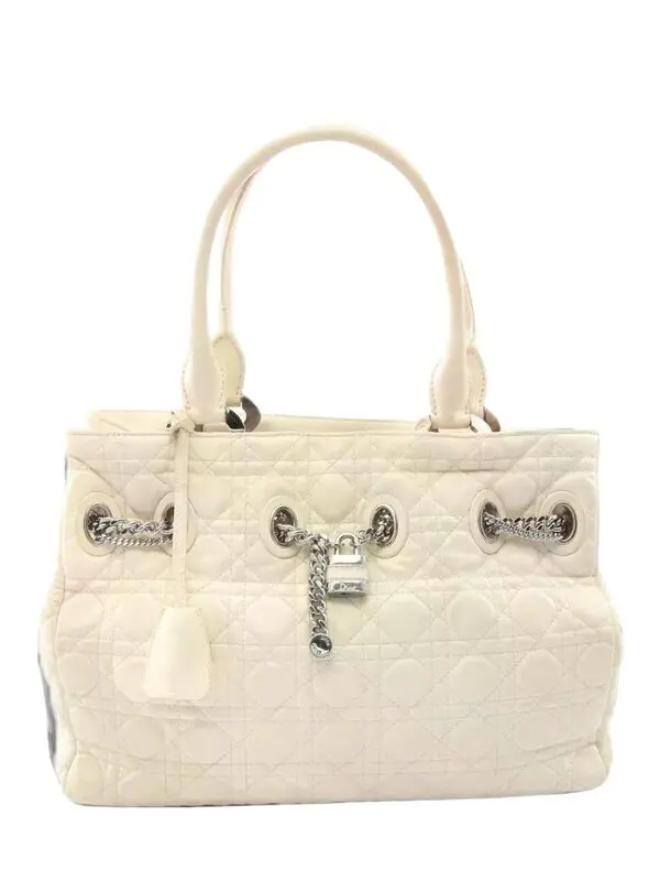Dior 2000s Lady Cannage Tote Bag - Neutrals