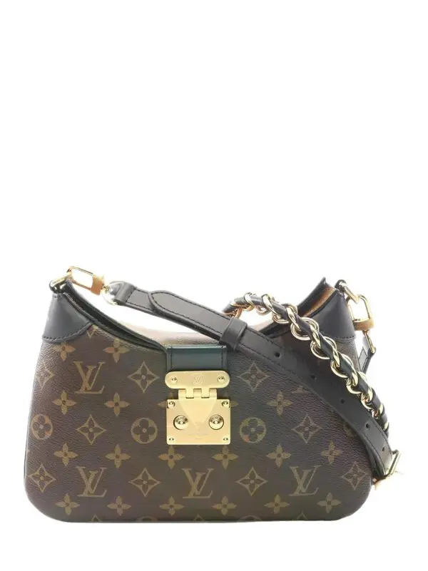 LOUIS VUITTON Monogram Canvas Shoulder Bag - Brown