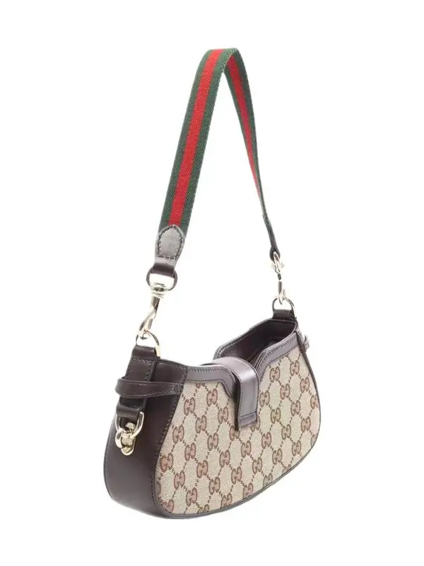 Gucci Monogram Canvas Shoulder Bag - Neutrals