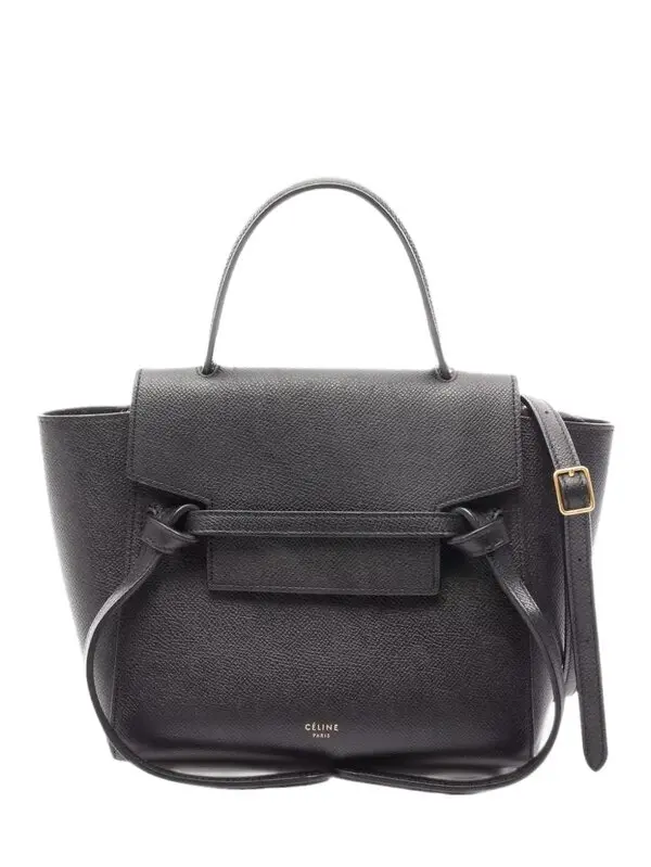 Celine Nano Belt Tote Bag - Black
