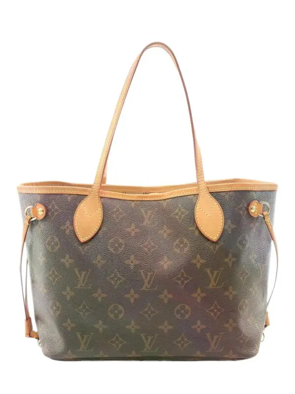 LOUIS VUITTON Monogram Canvas Neverfull Pm Tote Bag - Brown