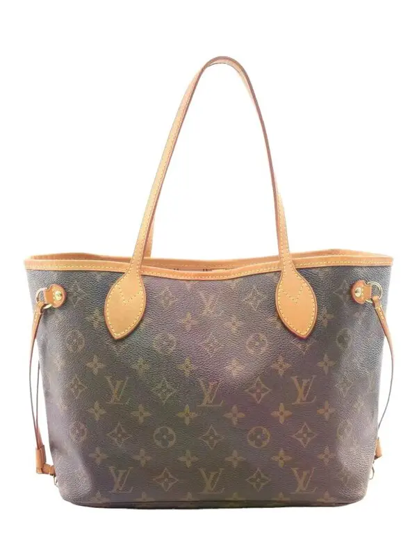 LOUIS VUITTON Monogram Canvas Neverfull Pm Tote Bag - Brown