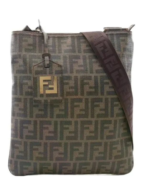 Fendi Zucca Shoulder Bag - Brown