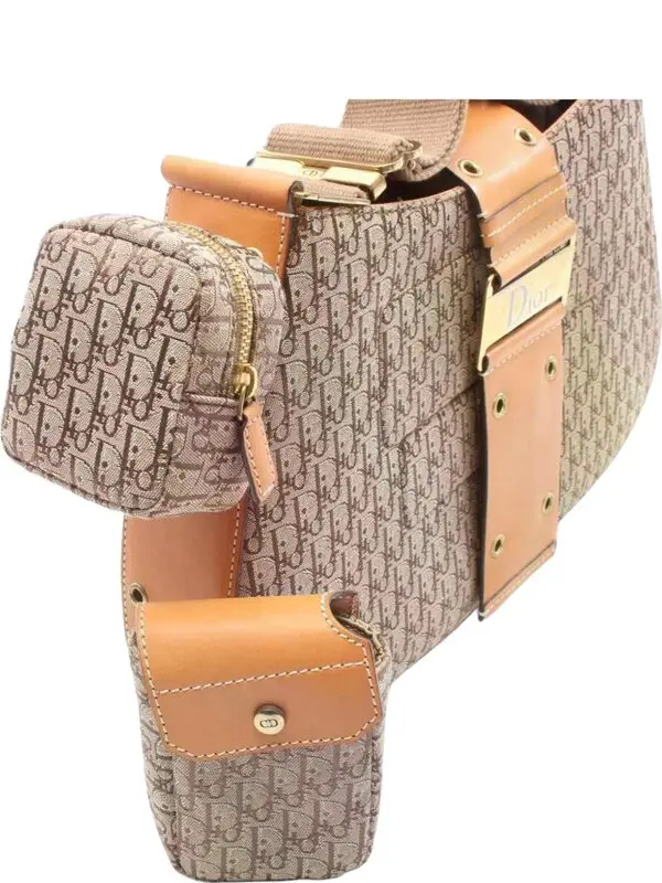 Dior Trotter Monogram Shoulder Bag - Neutrals