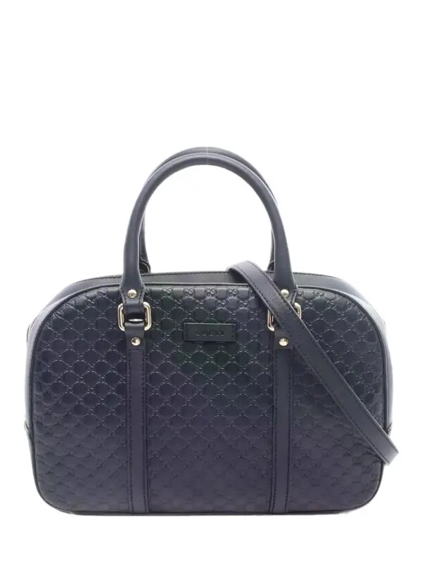 Gucci Micro Guccissima Leather Handbag - Blue