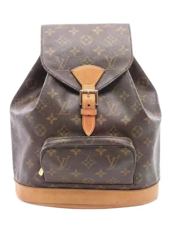 LOUIS VUITTON Monogram Montsouris Mm Backpack - Brown