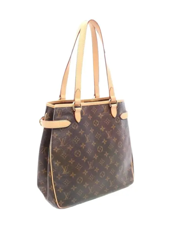 LOUIS VUITTON Monogram Batignolles Vertical Tote Bag - Brown