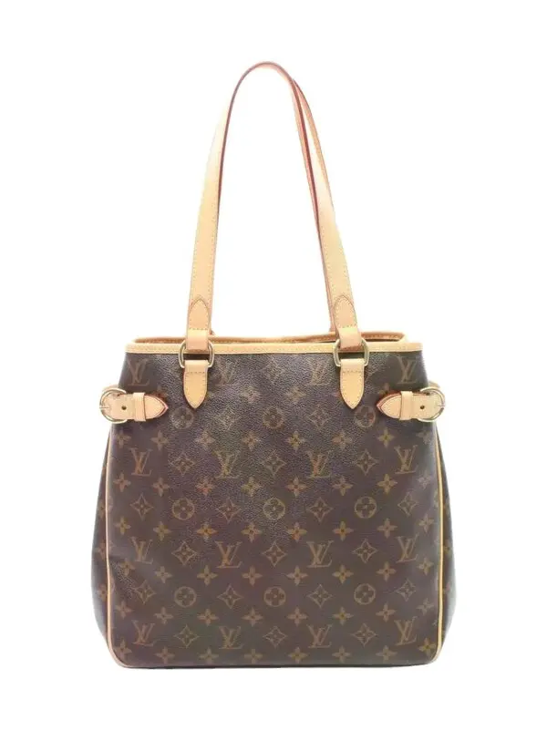 LOUIS VUITTON Monogram Batignolles Vertical Tote Bag - Brown