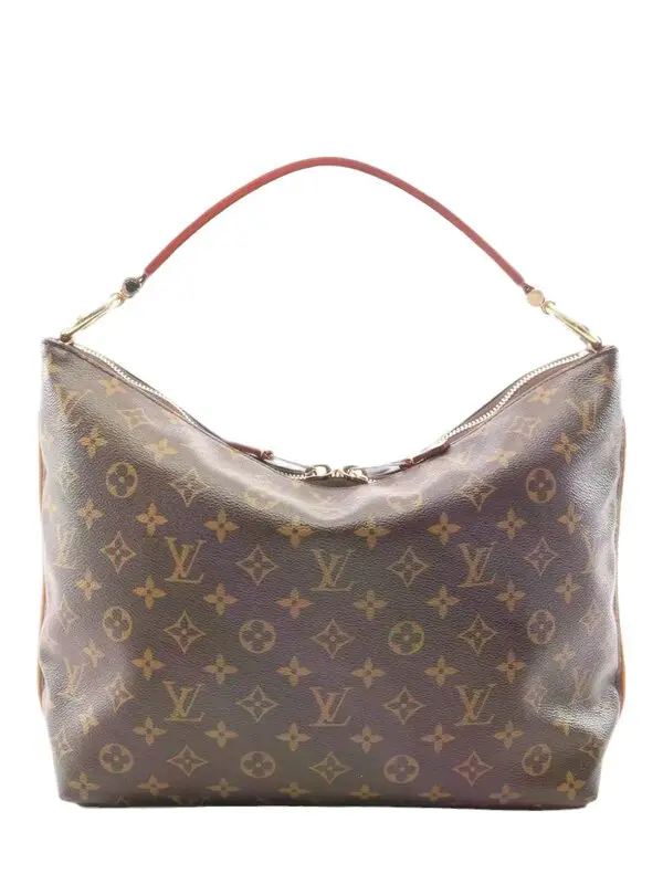 LOUIS VUITTON Monogram Canvas Shoulder Bag - Brown