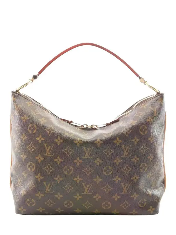 LOUIS VUITTON Monogram Canvas Shoulder Bag - Brown