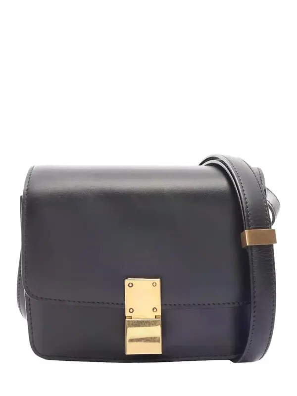 Celine Small Classic Box Shoulder Bag - Black