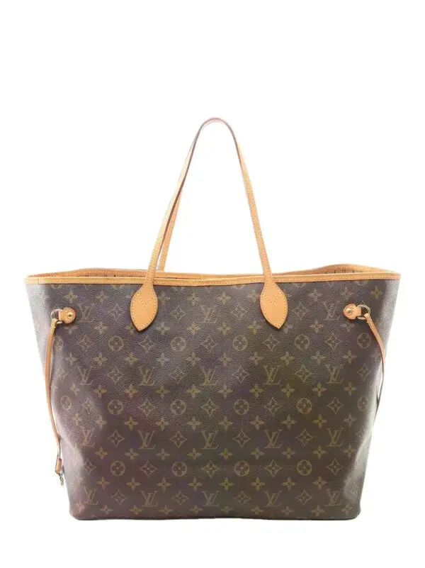 LOUIS VUITTON Monogram Neverfull Gm Tote Bag - Brown
