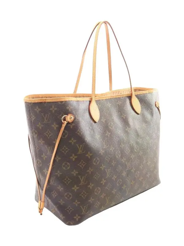 LOUIS VUITTON Monogram Gm Neverfull Tote Bag - Brown