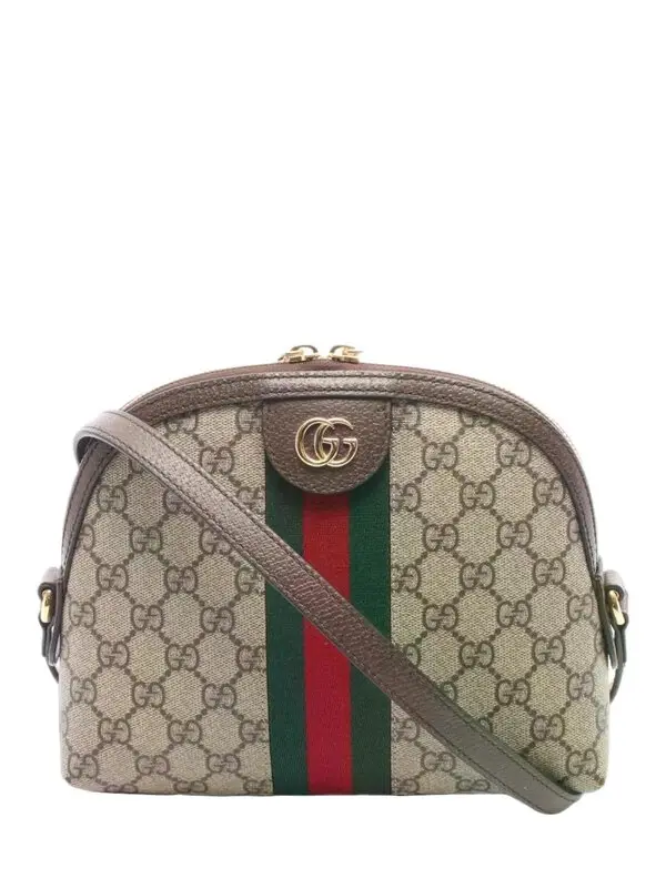 Gucci Ophidia Gg Supreme Shoulder Bag - Neutrals