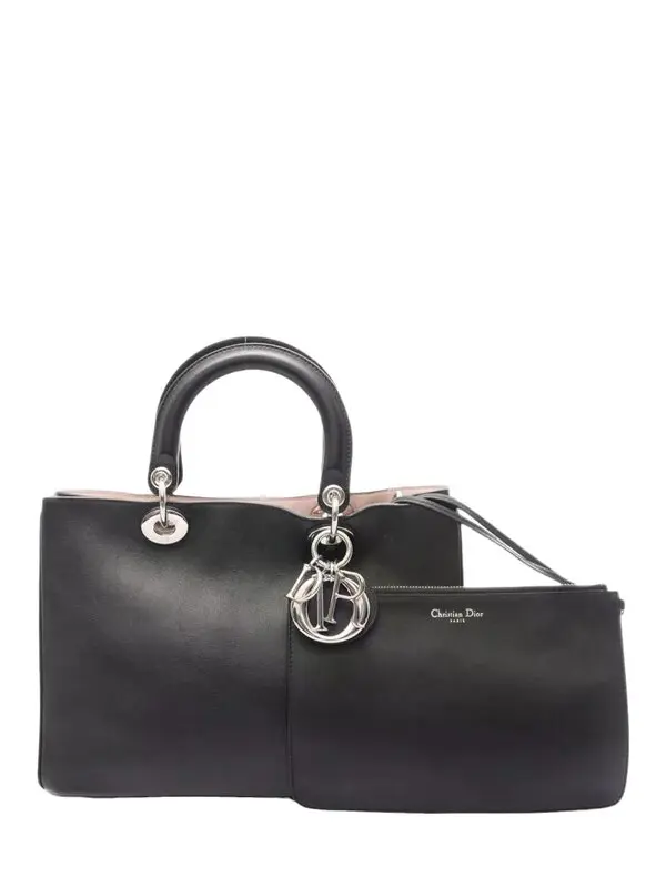 Dior Calf Leather Tote Bag - Black