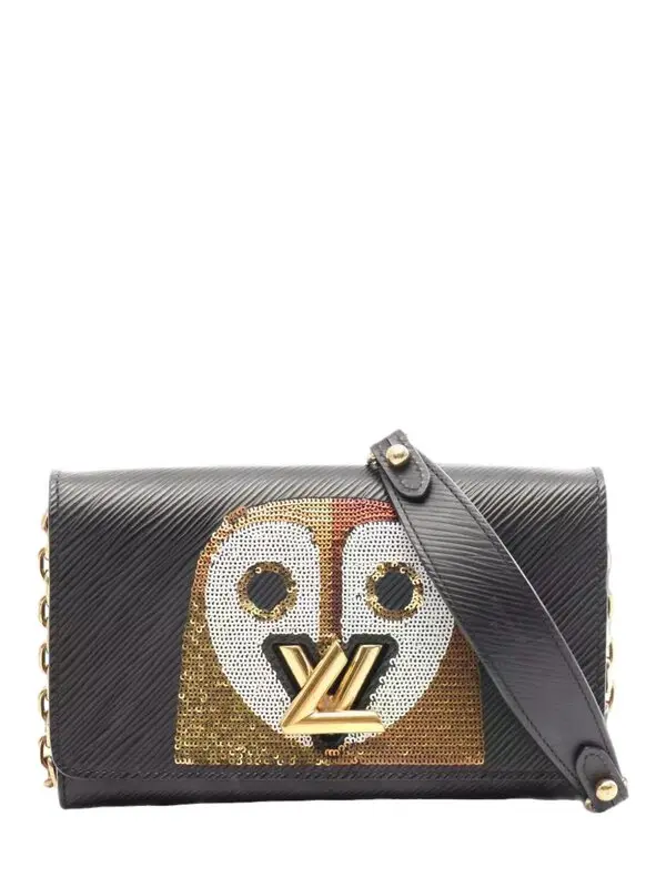 LOUIS VUITTON 2016 Epi Twist Chain Mini Bag - Black