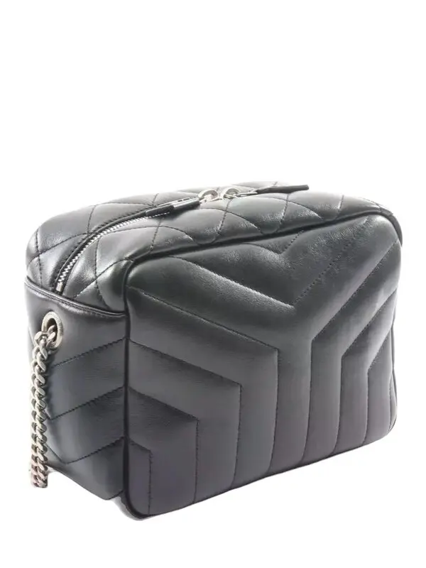 Saint Laurent Lulu Quilted Shoulder Bag - Black