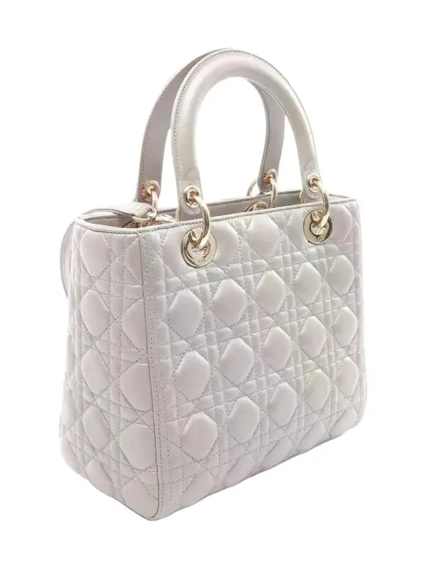 Dior Lady Tote Bag - Grey