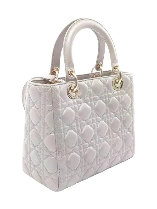 Dior Lady Tote Bag - Grey